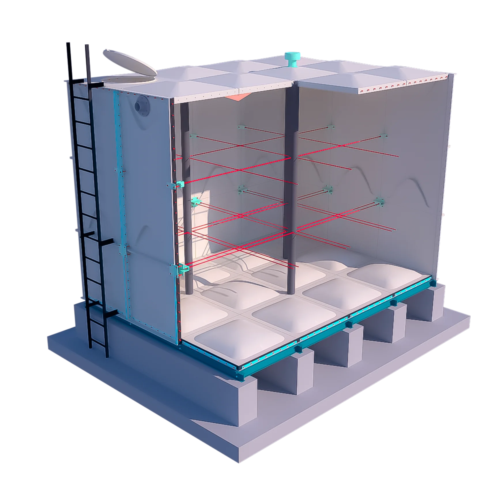 GRP Panel Water Tank Suppliers in UAE | ZISIF